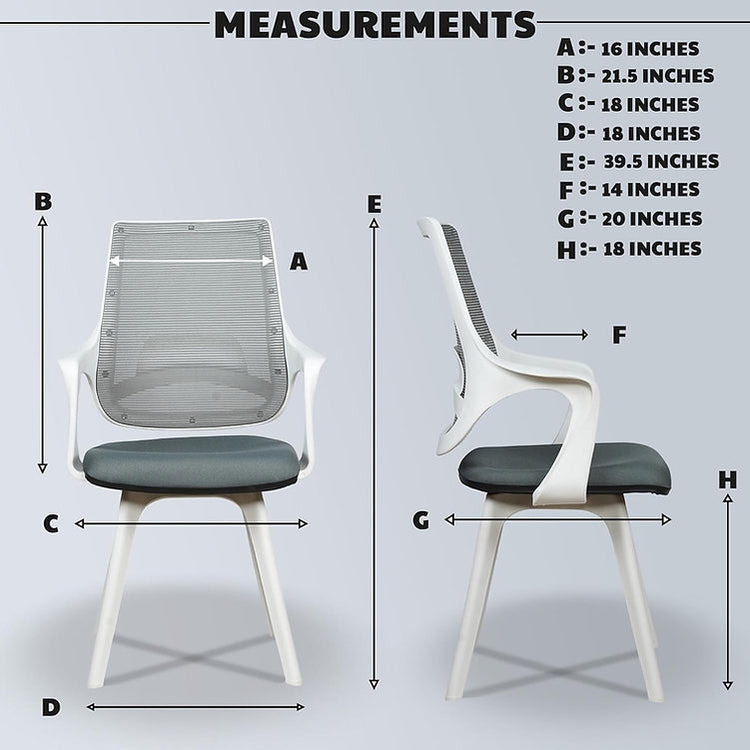 Mono Fixed Ergonomic Office Chairs | Mesh & Support – MRC Executive Chairs